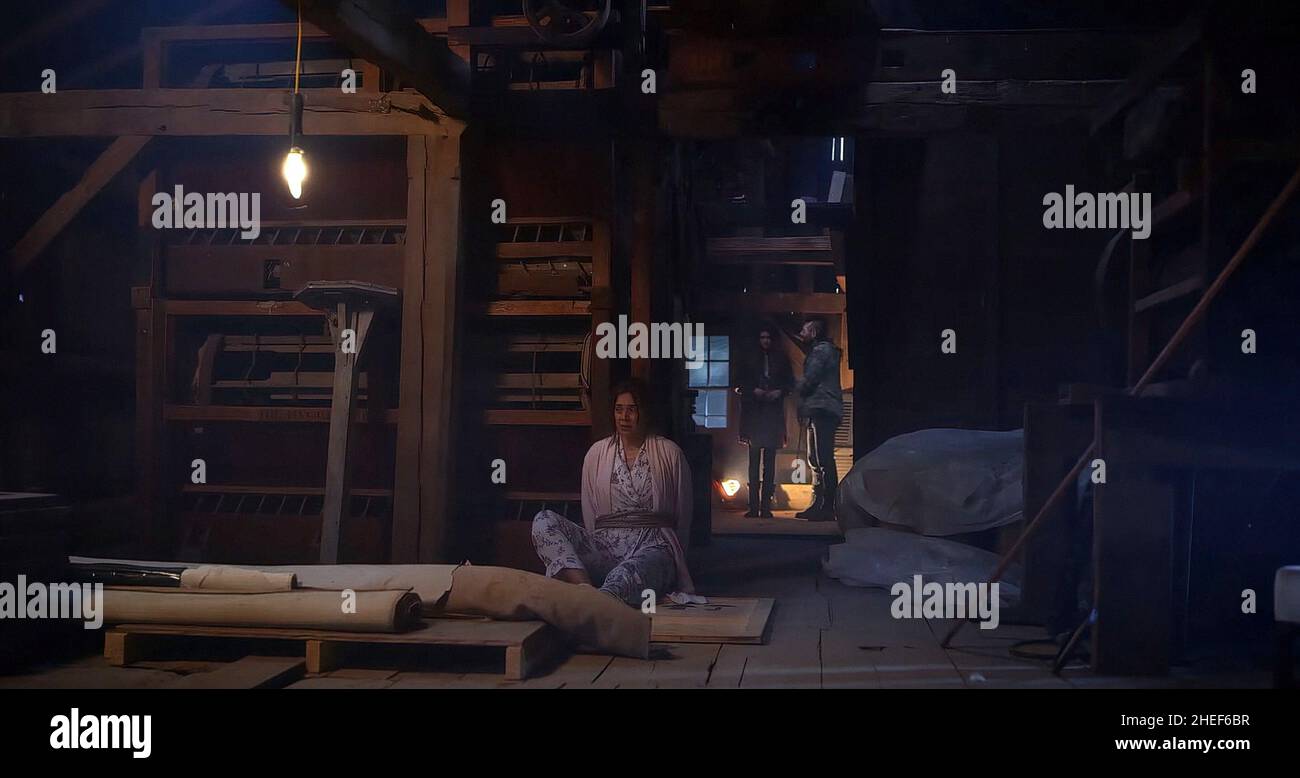 THE SURPRISE VISIT, from left: Serah Henesey, Jacqi Vene, Rob Riordan ...