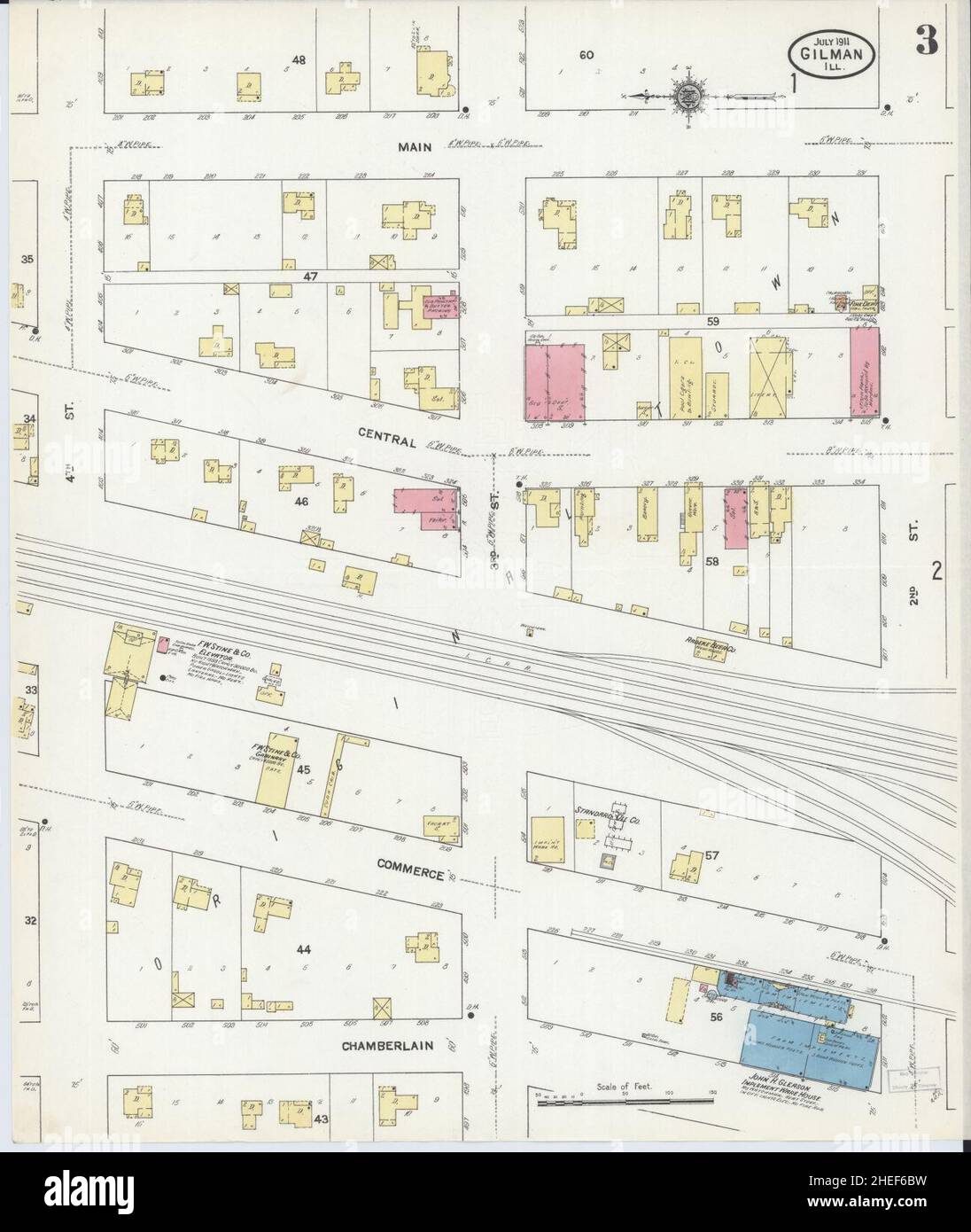 Gilman map hi-res stock photography and images - Alamy