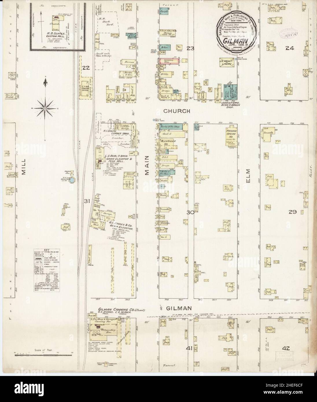 Gilman map hi-res stock photography and images - Alamy