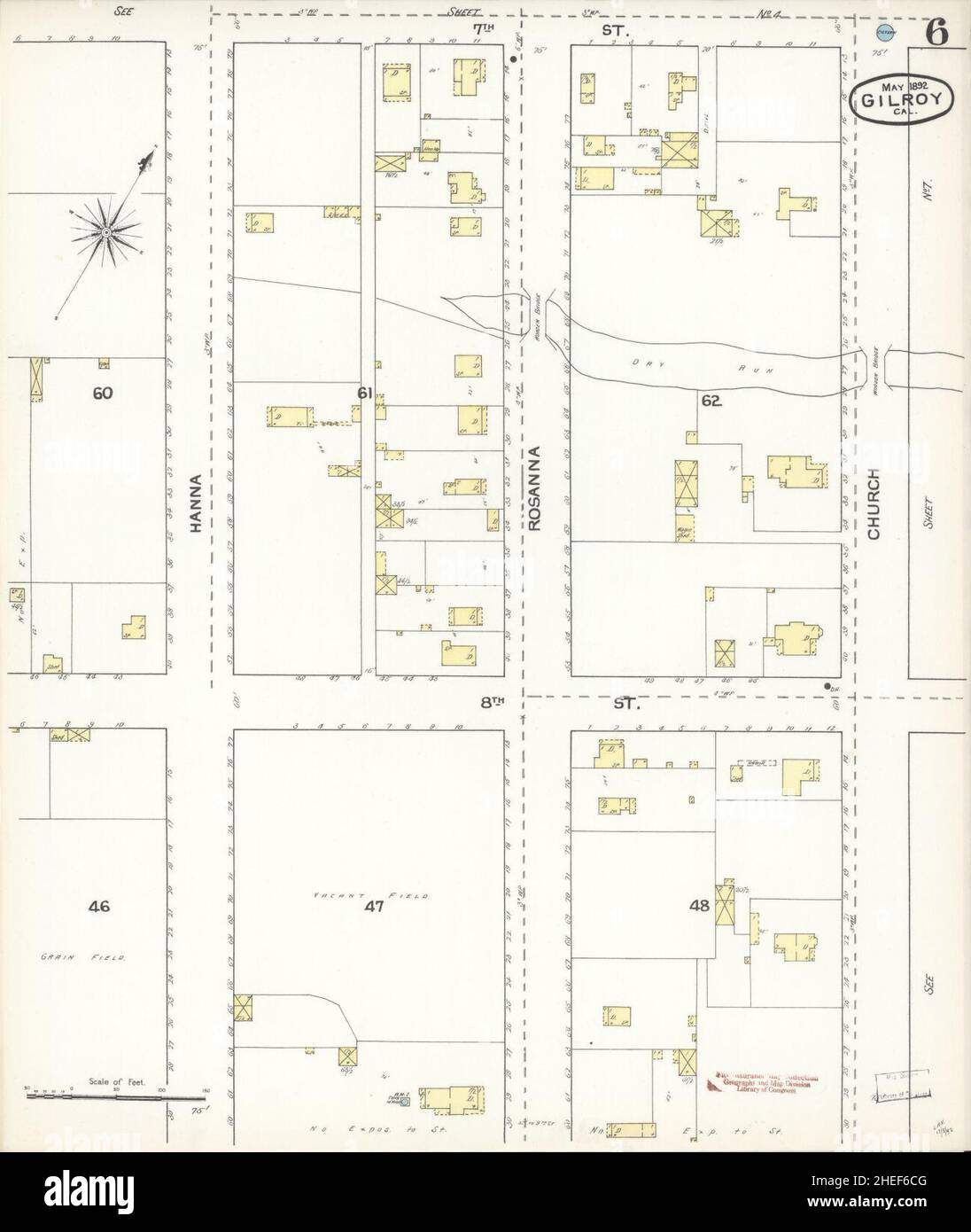 Map of gilroy hi-res stock photography and images - Alamy