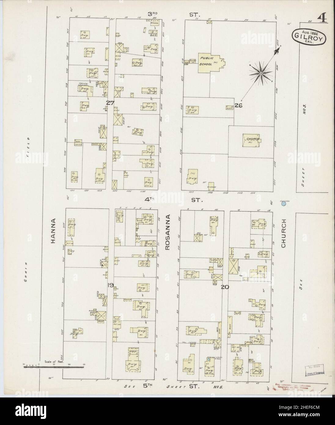 Map of gilroy hi-res stock photography and images - Alamy