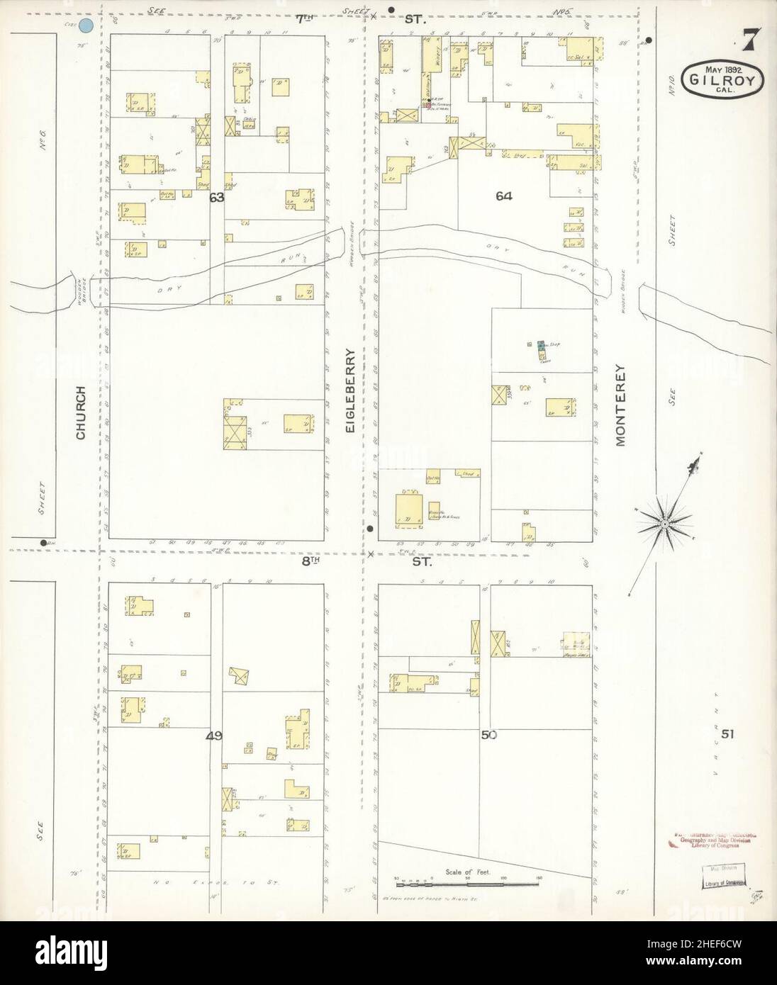 Map of gilroy hi-res stock photography and images - Alamy