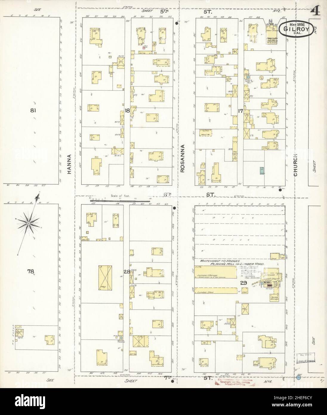 Map of gilroy hi-res stock photography and images - Alamy