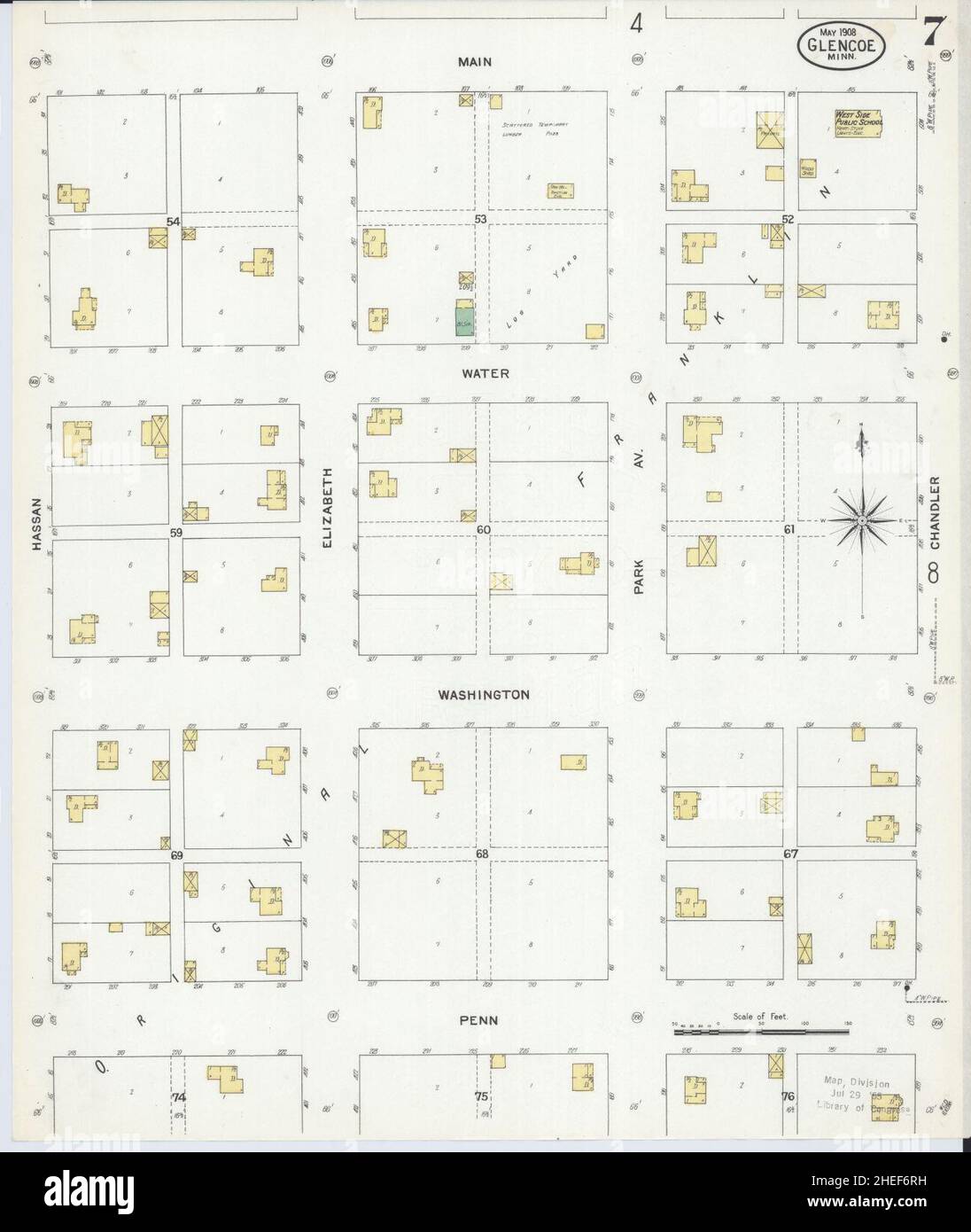 Glencoe minnesota map hi-res stock photography and images - Alamy