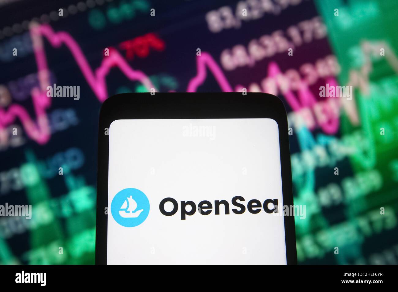 Opensea logo hi-res stock photography and images - Alamy