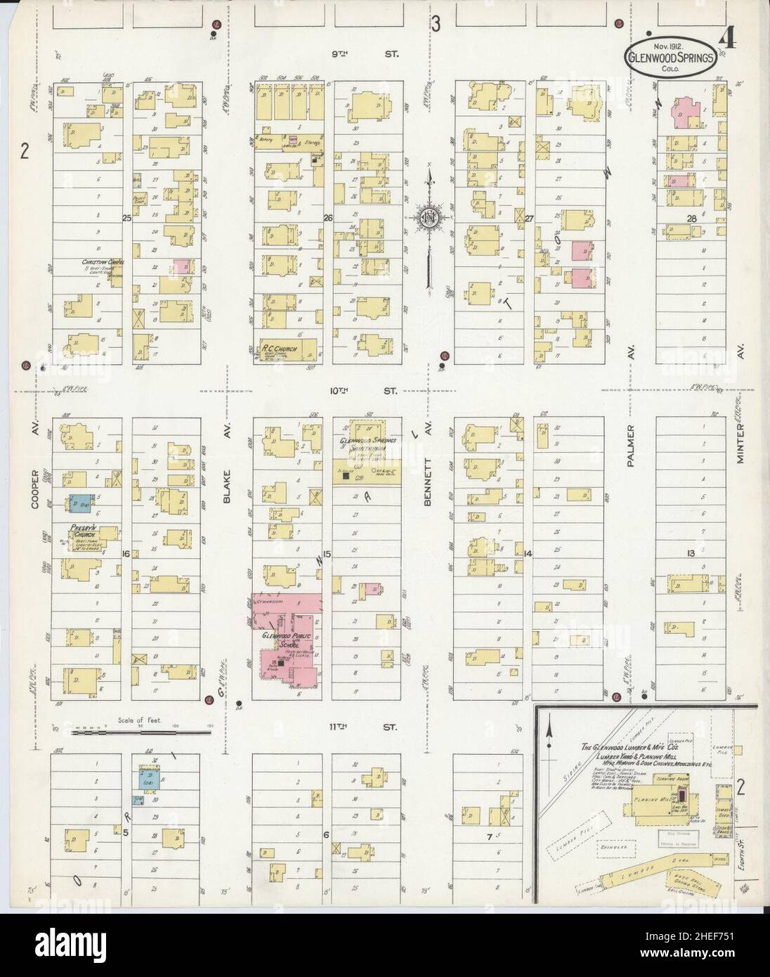 Sanborn Fire Insurance Map from Glenwood Springs, Garfield County ...