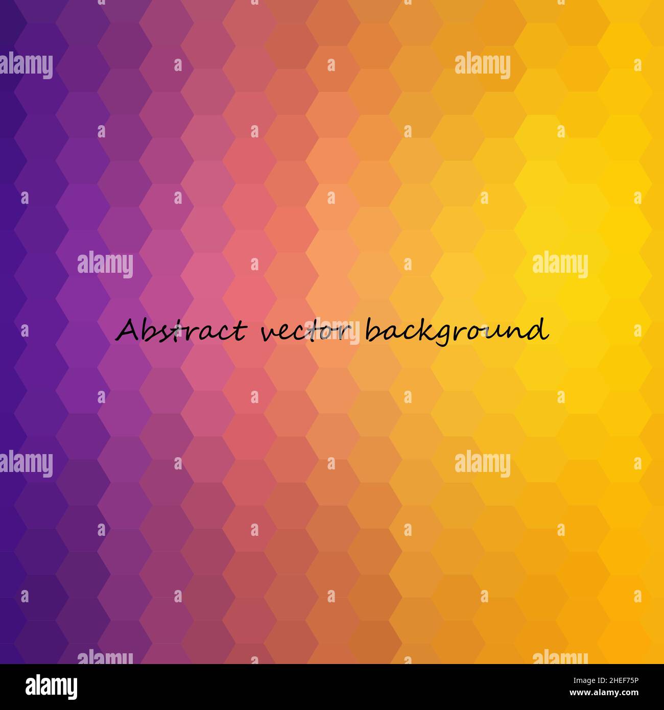 Color hexagon background. abstract vector illustration Stock Photo - Alamy
