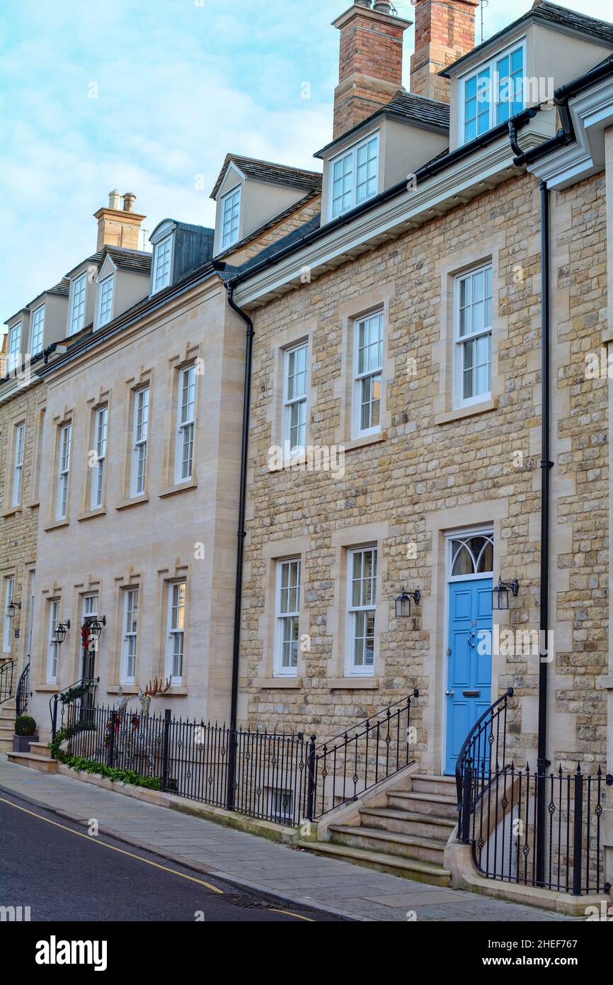 Stamford town near Rutland Water England Uk Stock Photo - Alamy