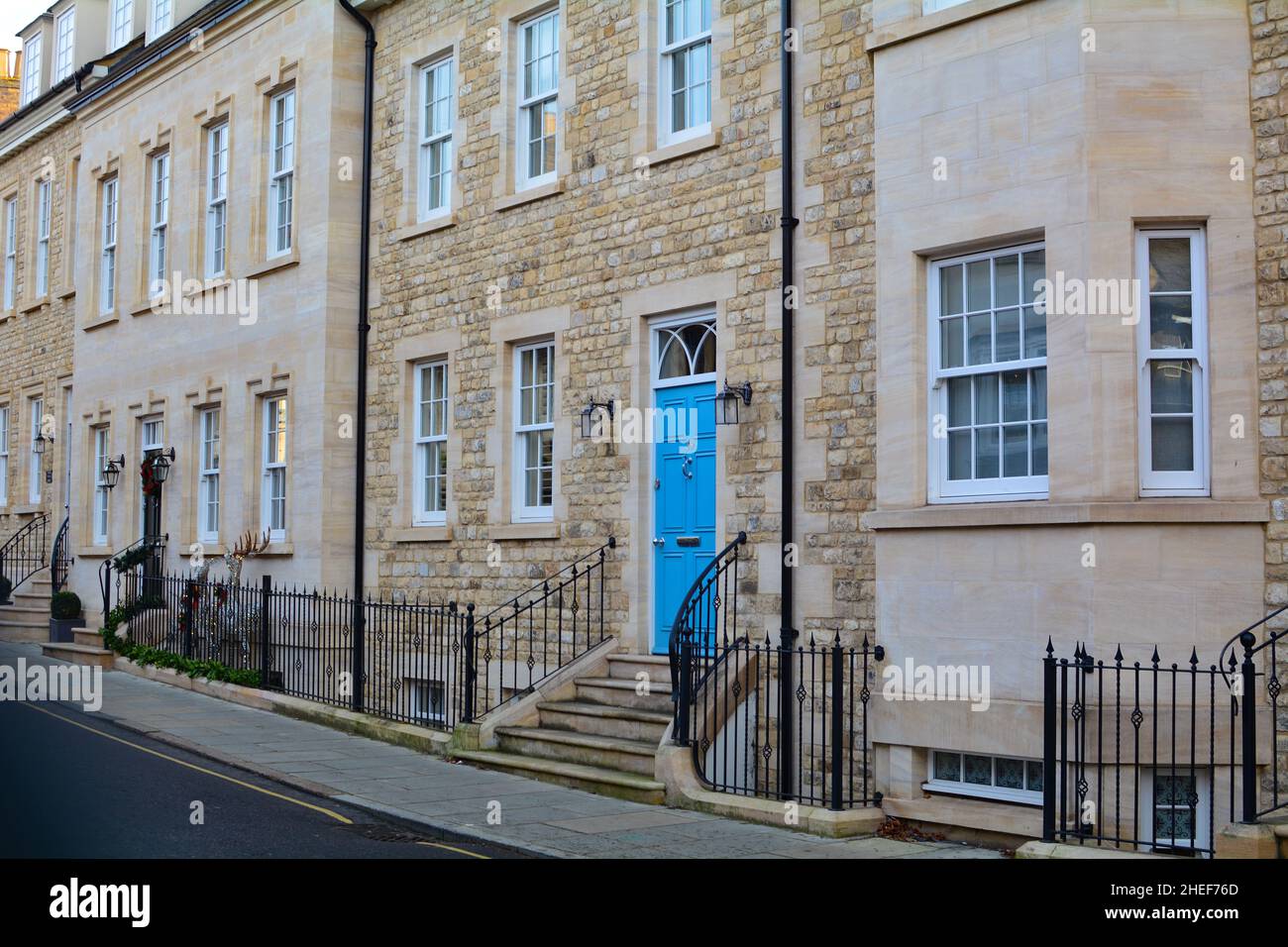 Stamford town near Rutland Water England Uk Stock Photo - Alamy
