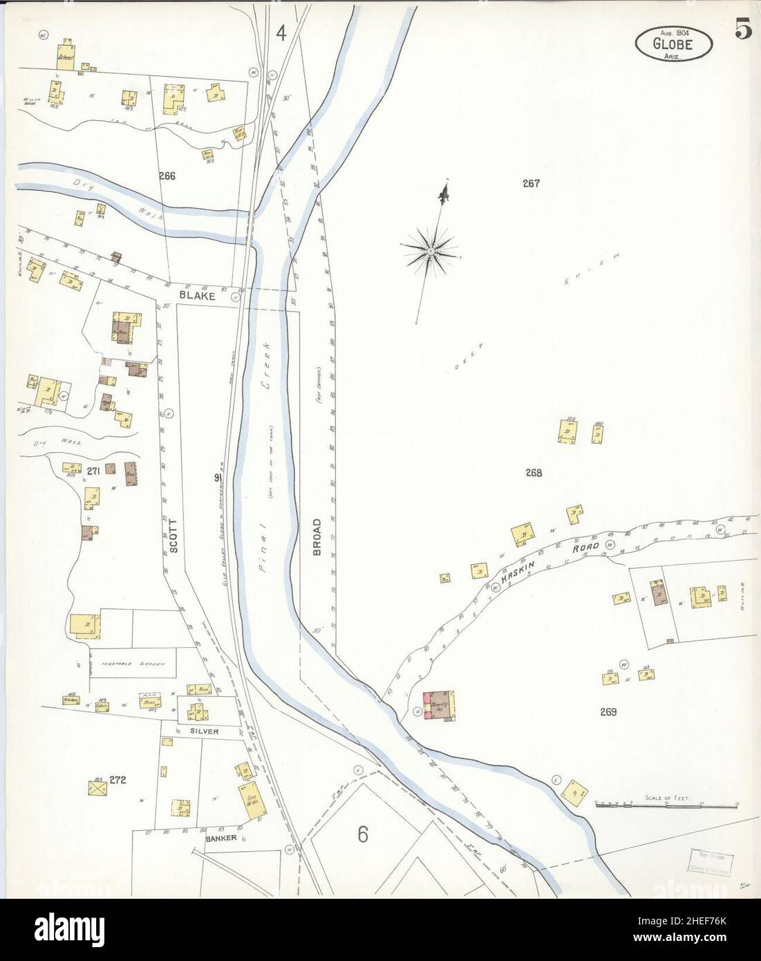Gila county map hi-res stock photography and images - Alamy