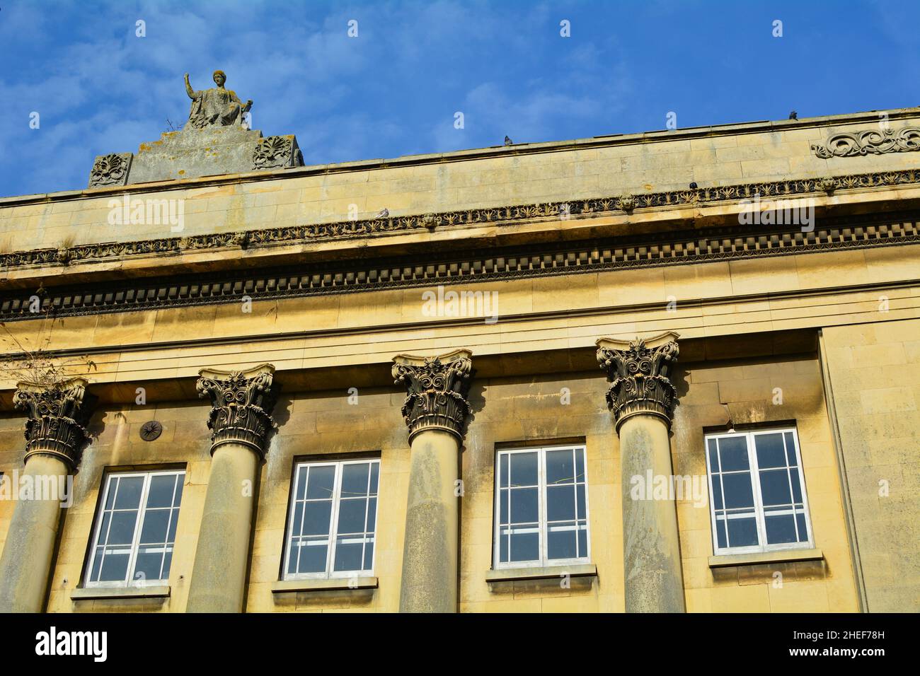 Stamford town near Rutland Water England Uk Stock Photo - Alamy