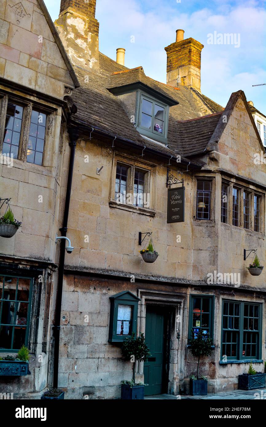 Stamford town near Rutland Water England Uk Stock Photo - Alamy