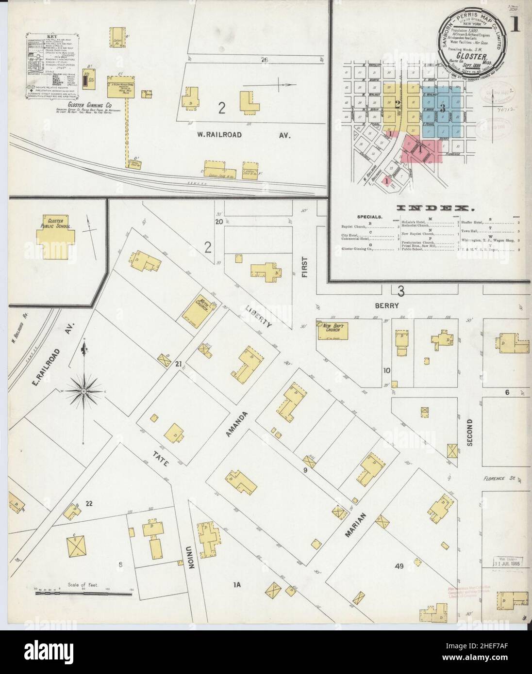 Gloster map hi-res stock photography and images - Alamy