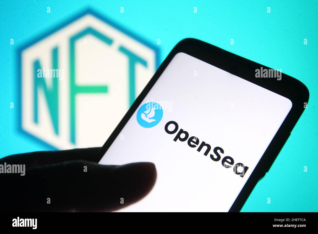 Opensea logo hi-res stock photography and images - Alamy