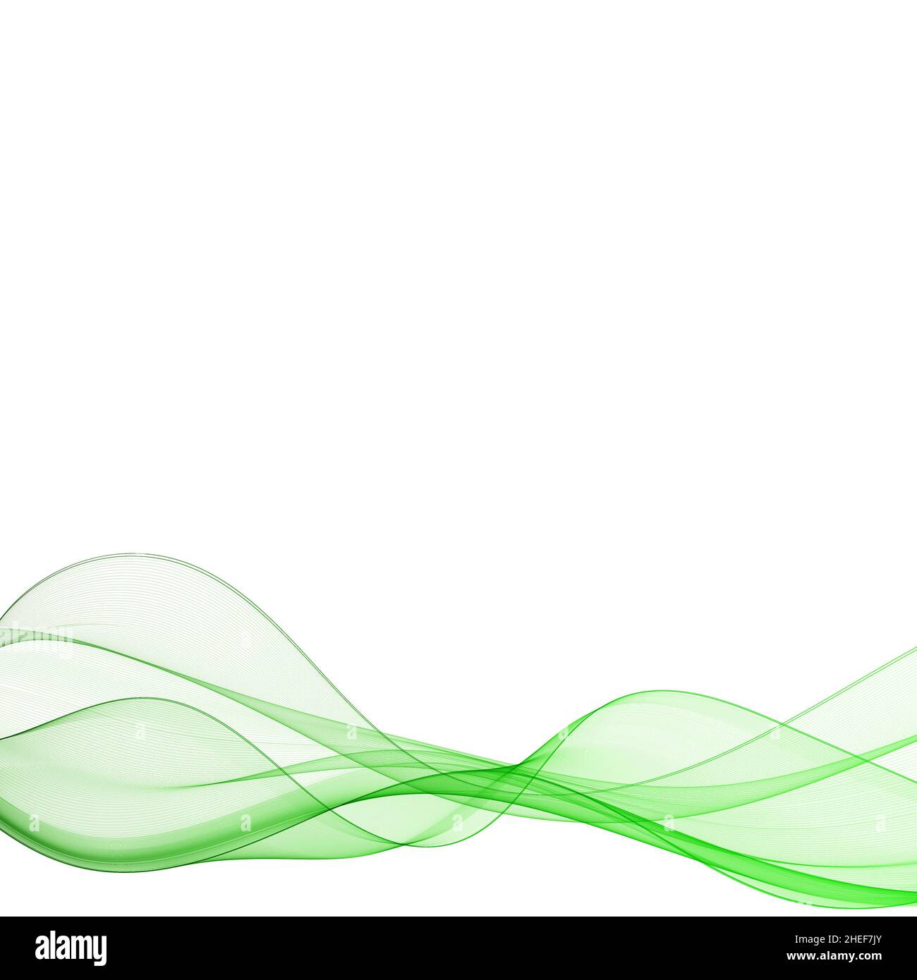 abstract green wave. vector image template for presentation Stock Photo ...