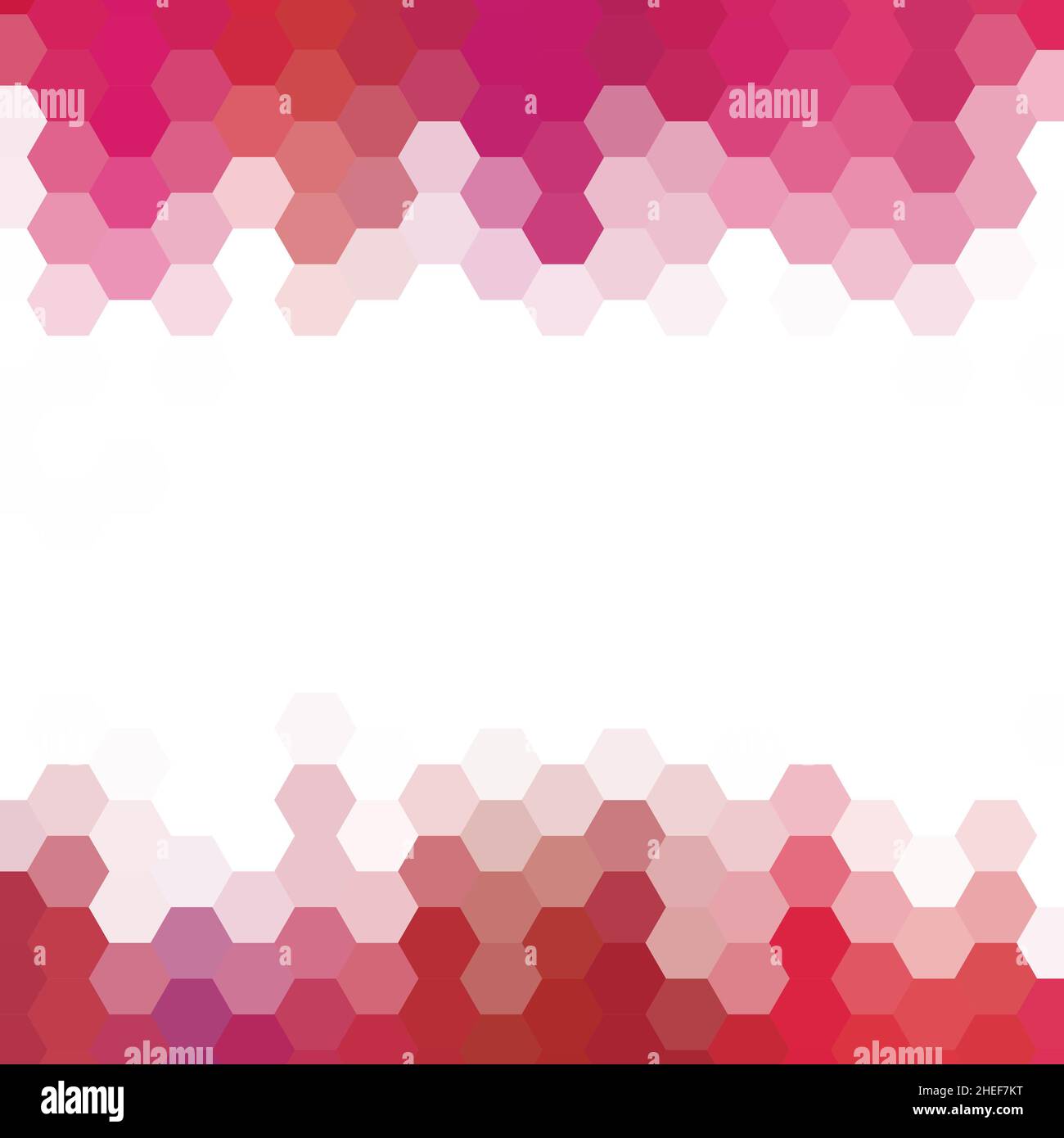 abstract red hexagon background. vector illustration Stock Photo - Alamy
