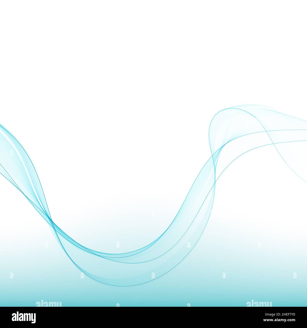 Abstract light blue wave. vector curves Stock Photo - Alamy