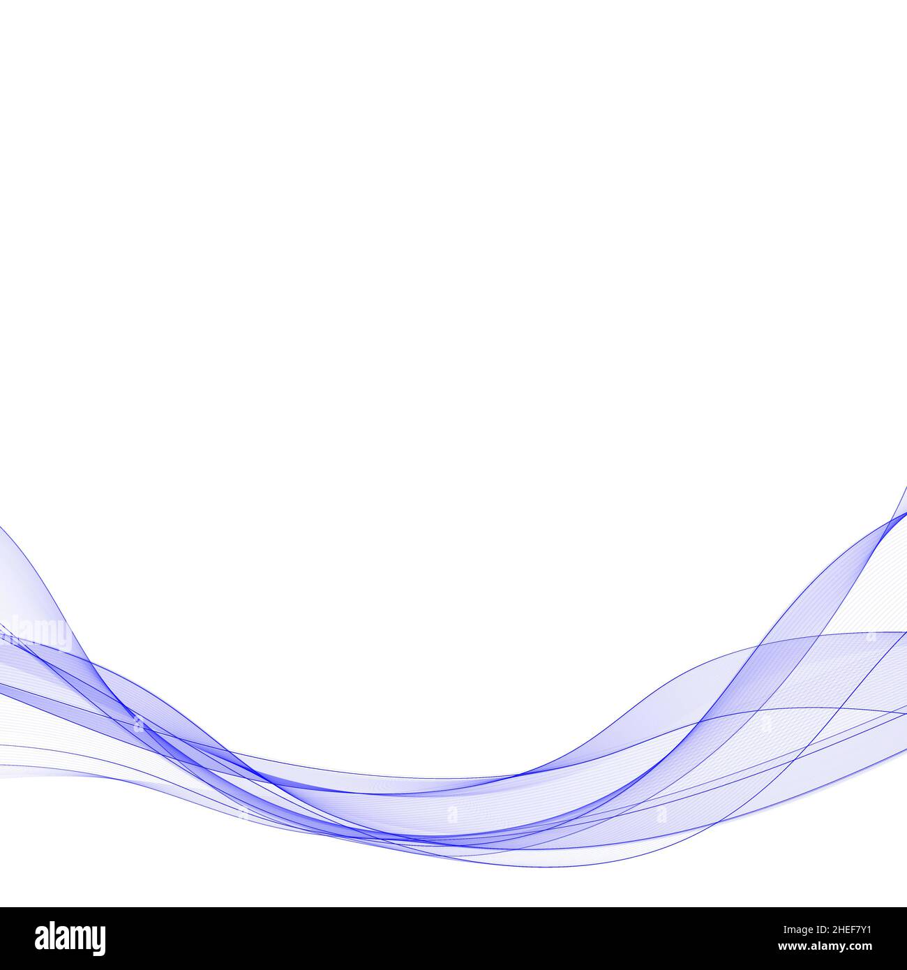 abstract blue wave. vector curves Stock Photo - Alamy