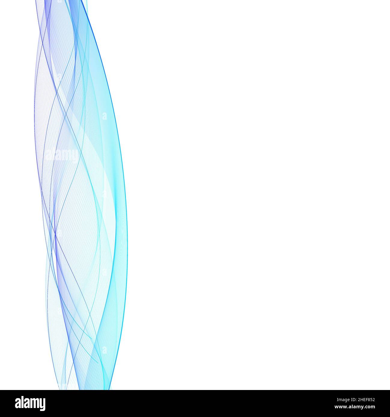 vector curve. blue abstract wave Stock Photo - Alamy