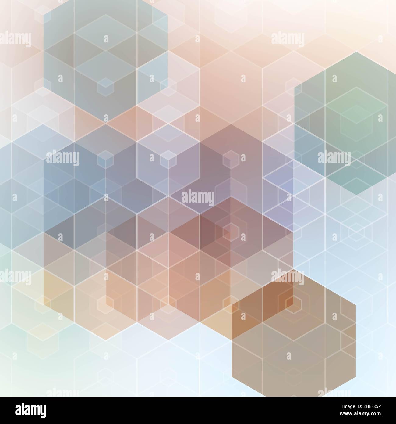 hexagon background. vector geometric illustration. mock up advertising ...
