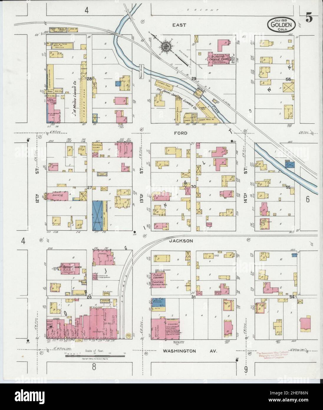 Show Golden Colorado Map