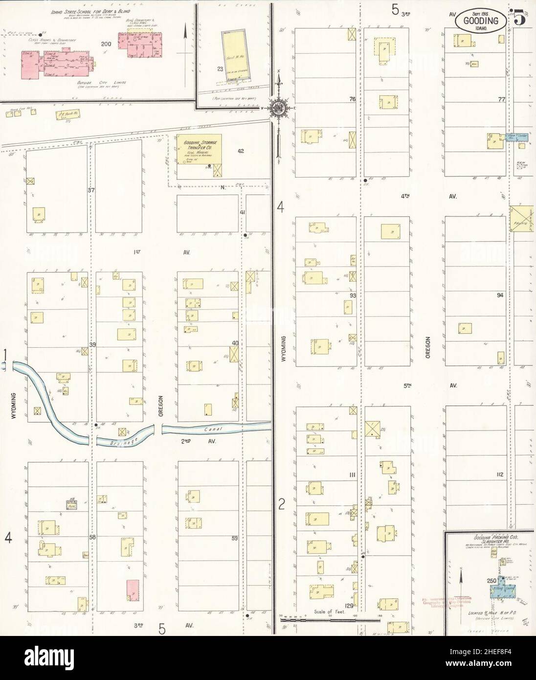 Map of gooding hi-res stock photography and images - Alamy