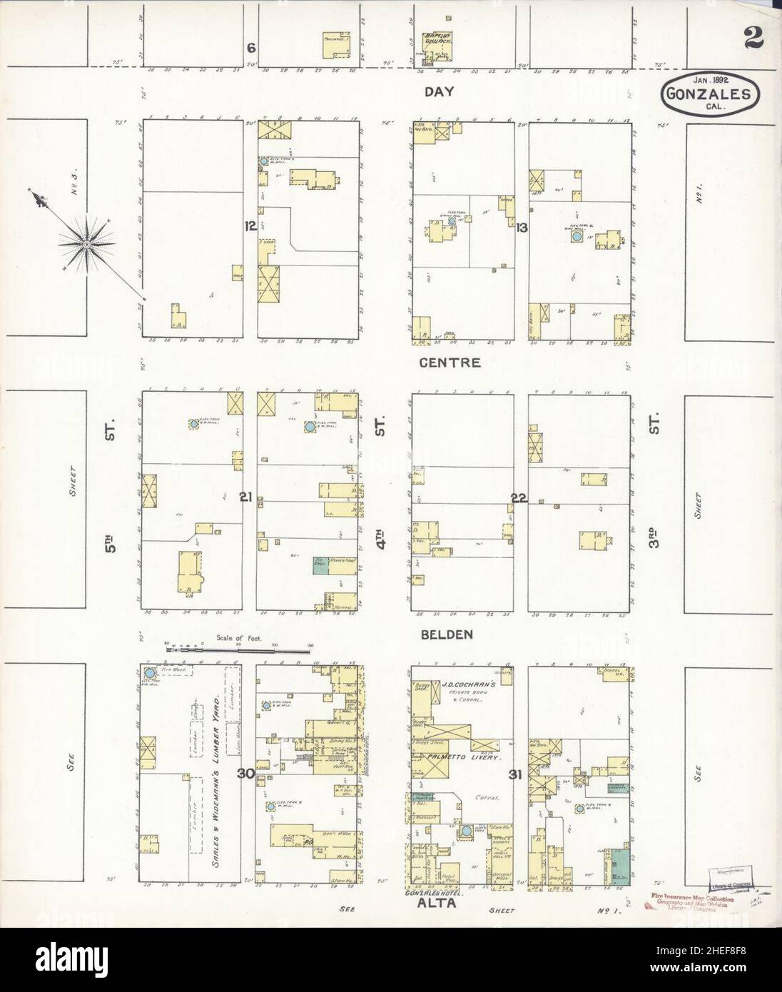 Monterey county map hi-res stock photography and images - Alamy