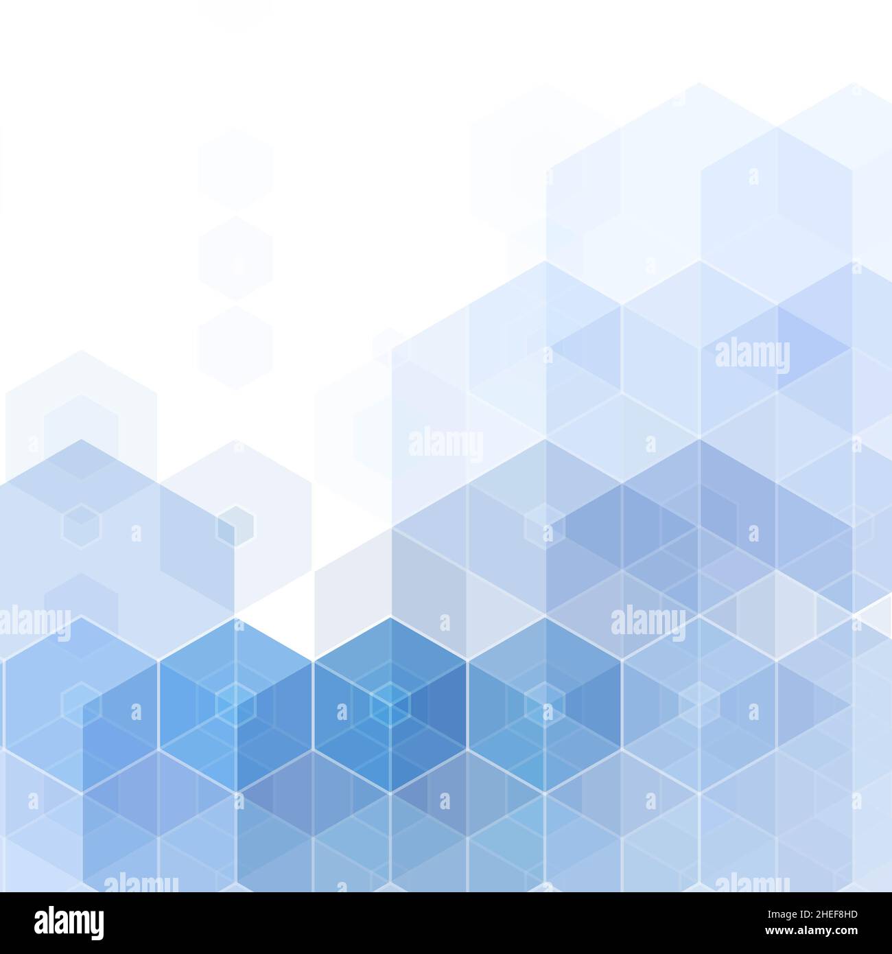 blue abstract vector hexagon background Stock Photo - Alamy