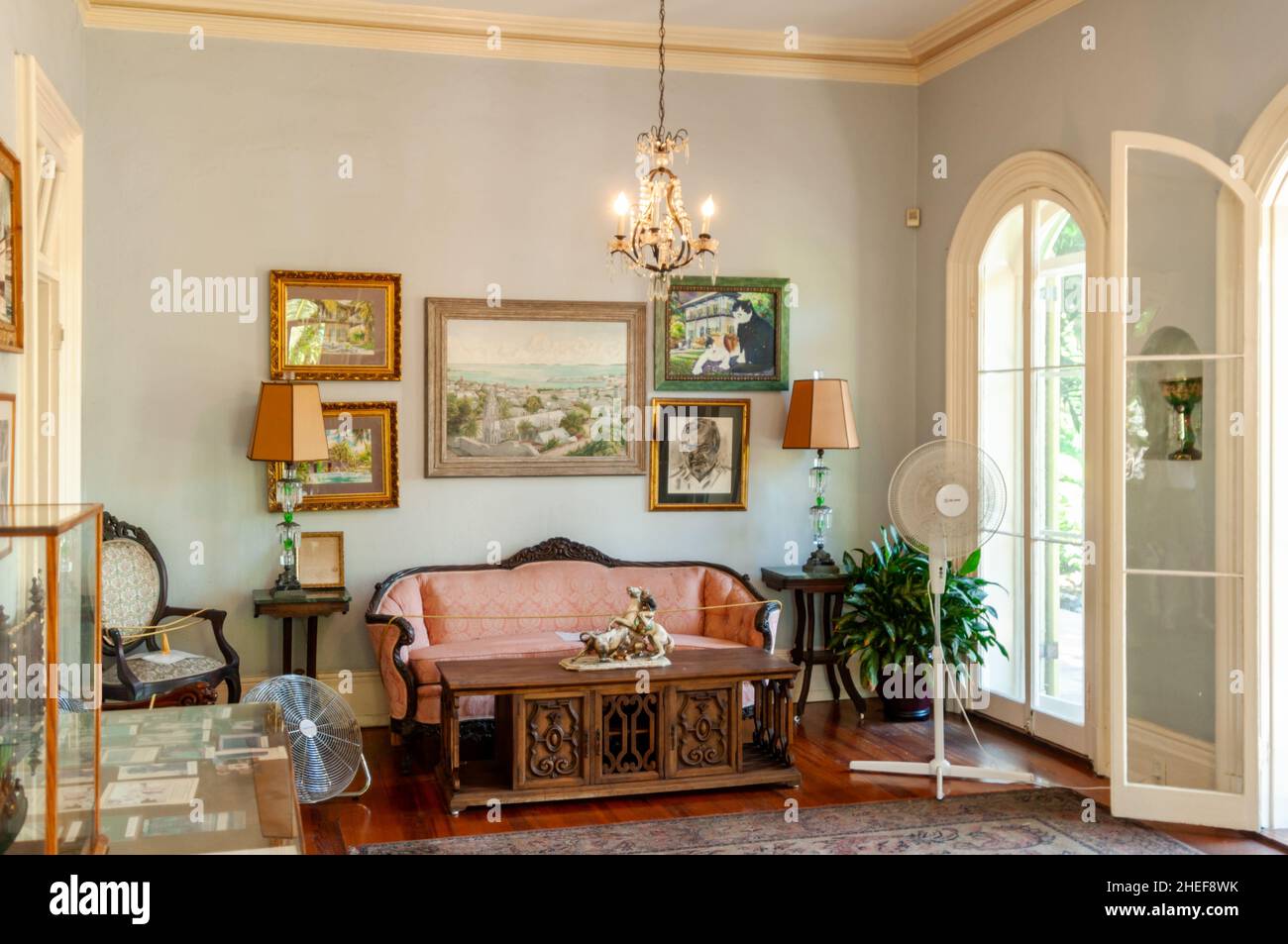 Key West, Ernest Heminway's House, Living Room Stock Photo - Alamy