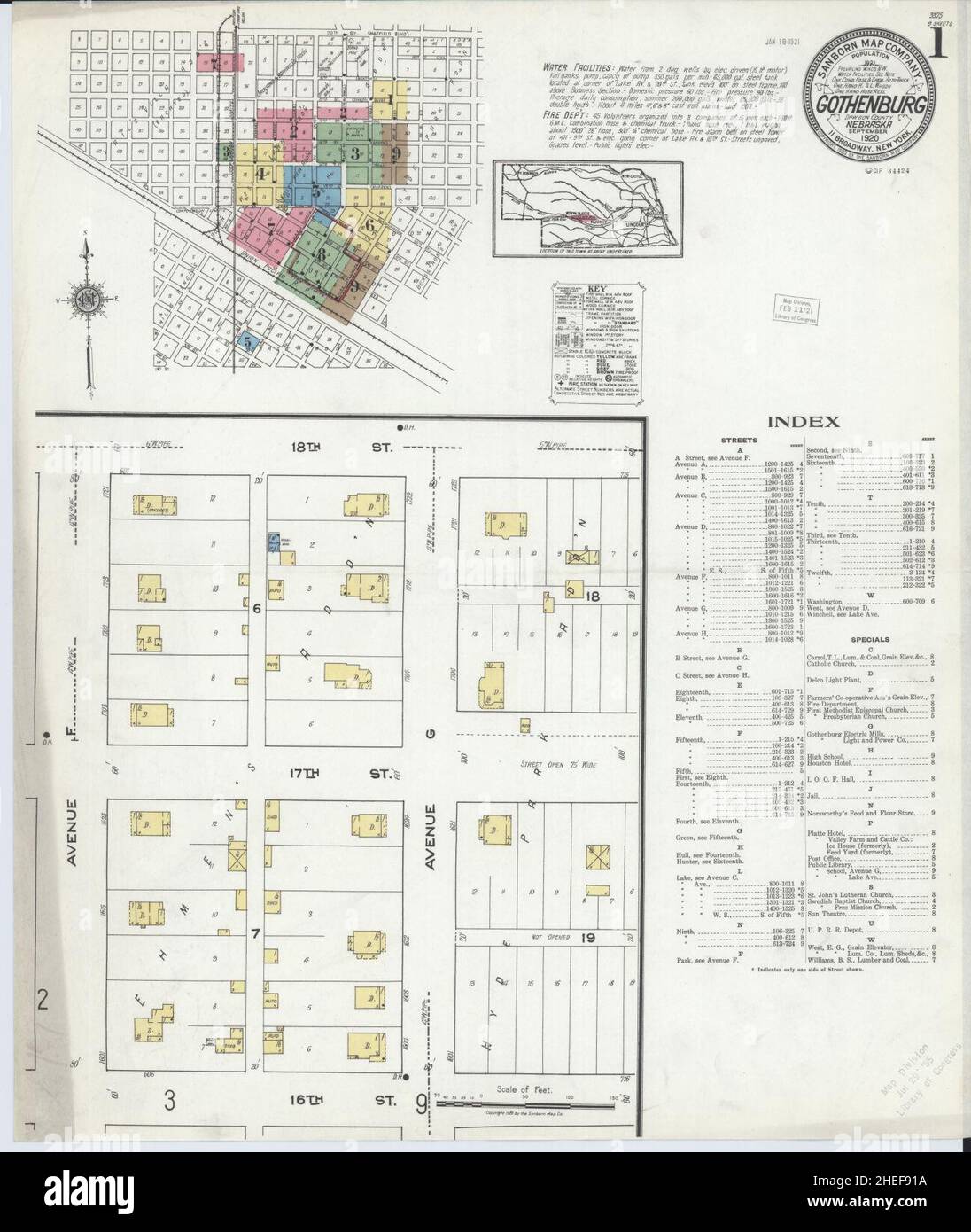 Map of dawson nebraska hi-res stock photography and images - Alamy