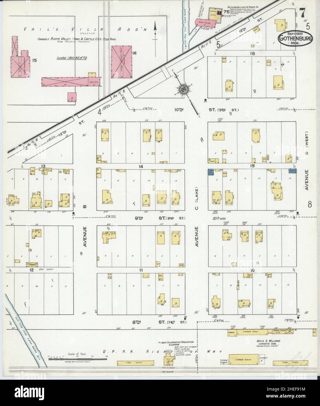 Map of dawson nebraska hi-res stock photography and images - Alamy