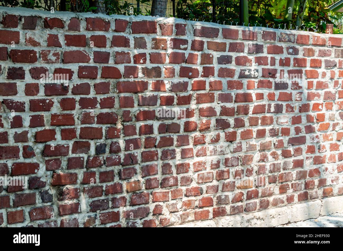Key West, Ernest Heminway's House, Brick Wall Stock Photo - Alamy