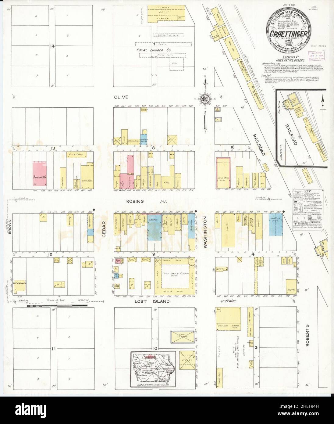 Palo alto county map hi-res stock photography and images - Alamy