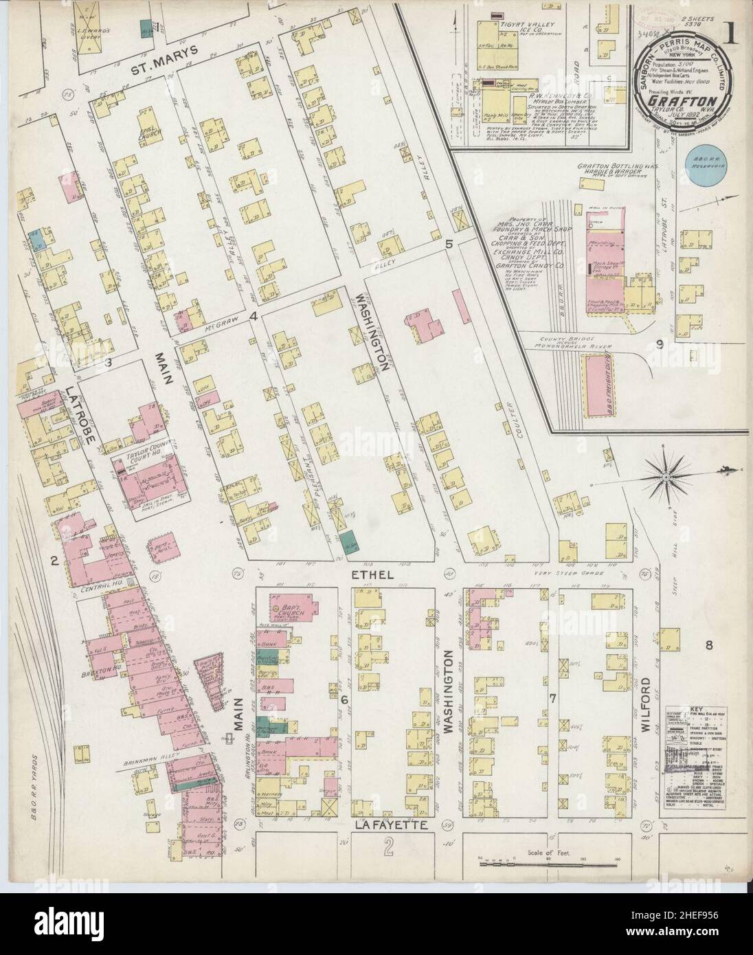 Grafton virginia map hi-res stock photography and images - Alamy