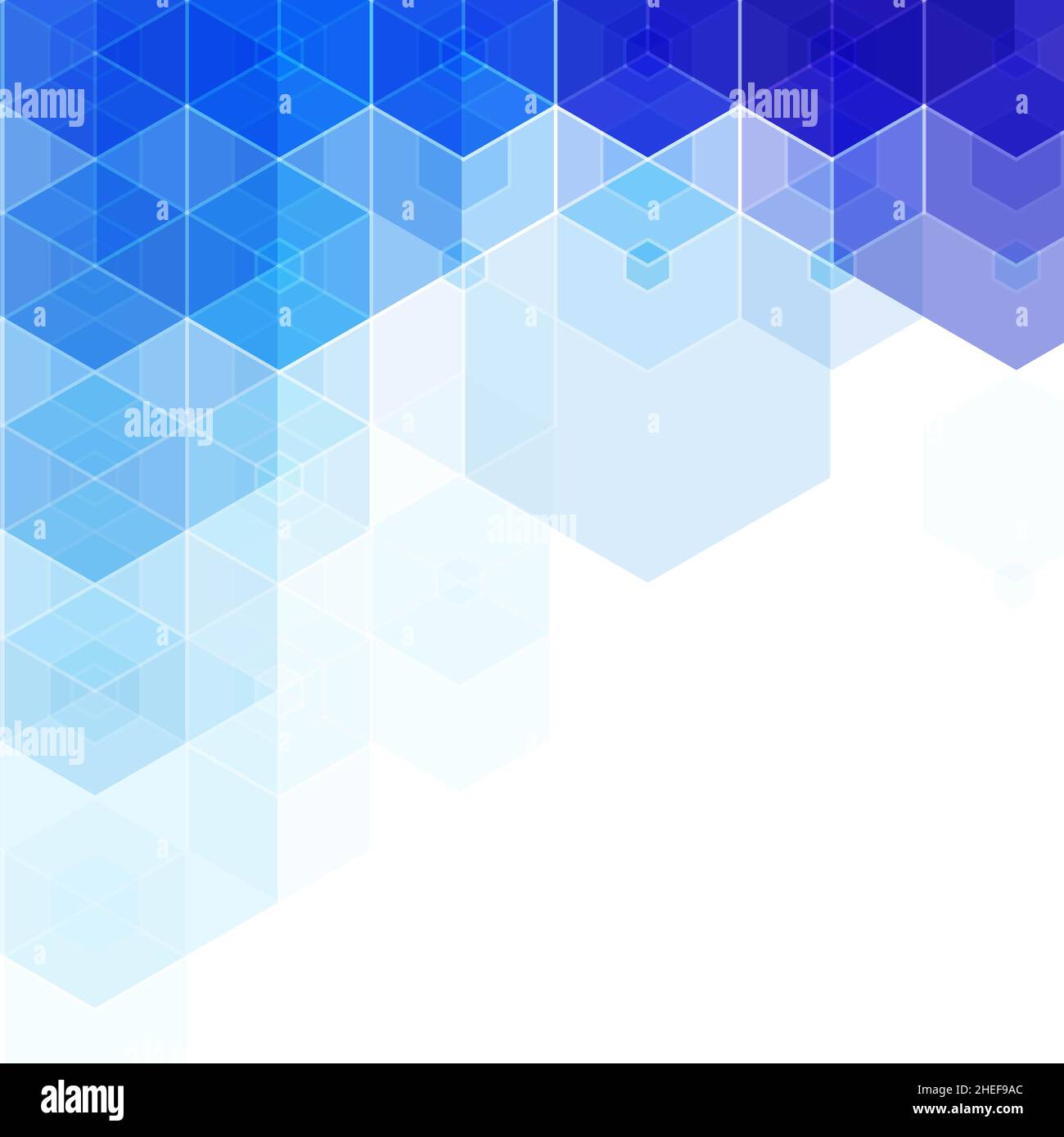 blue hexagon background. Modern abstract vector illustration Stock ...