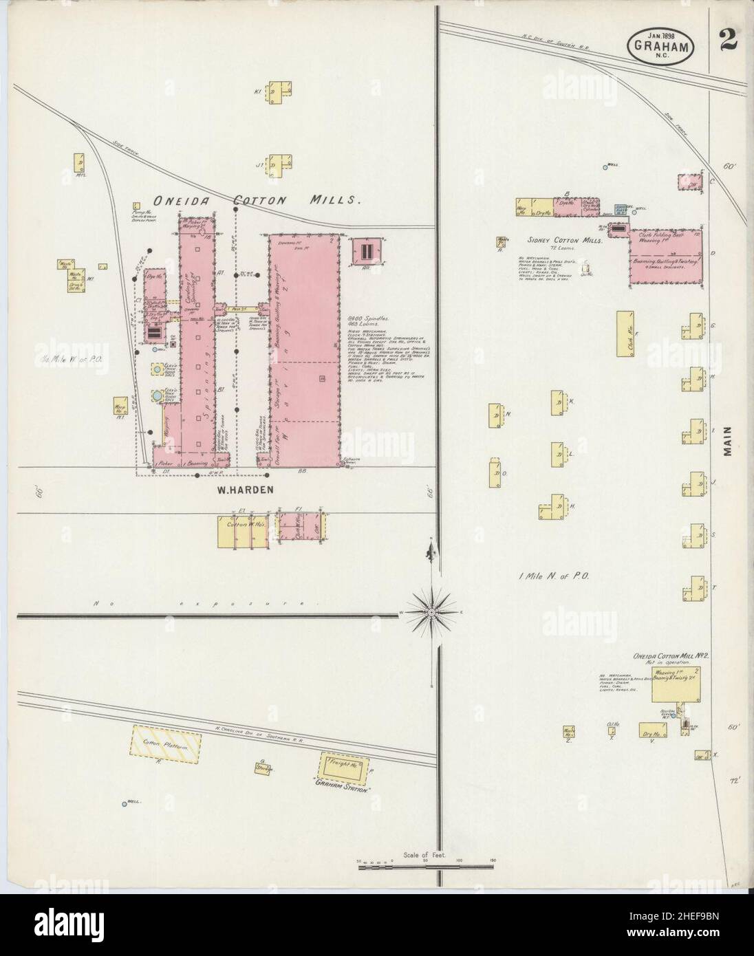 Alamance county map hi-res stock photography and images - Alamy