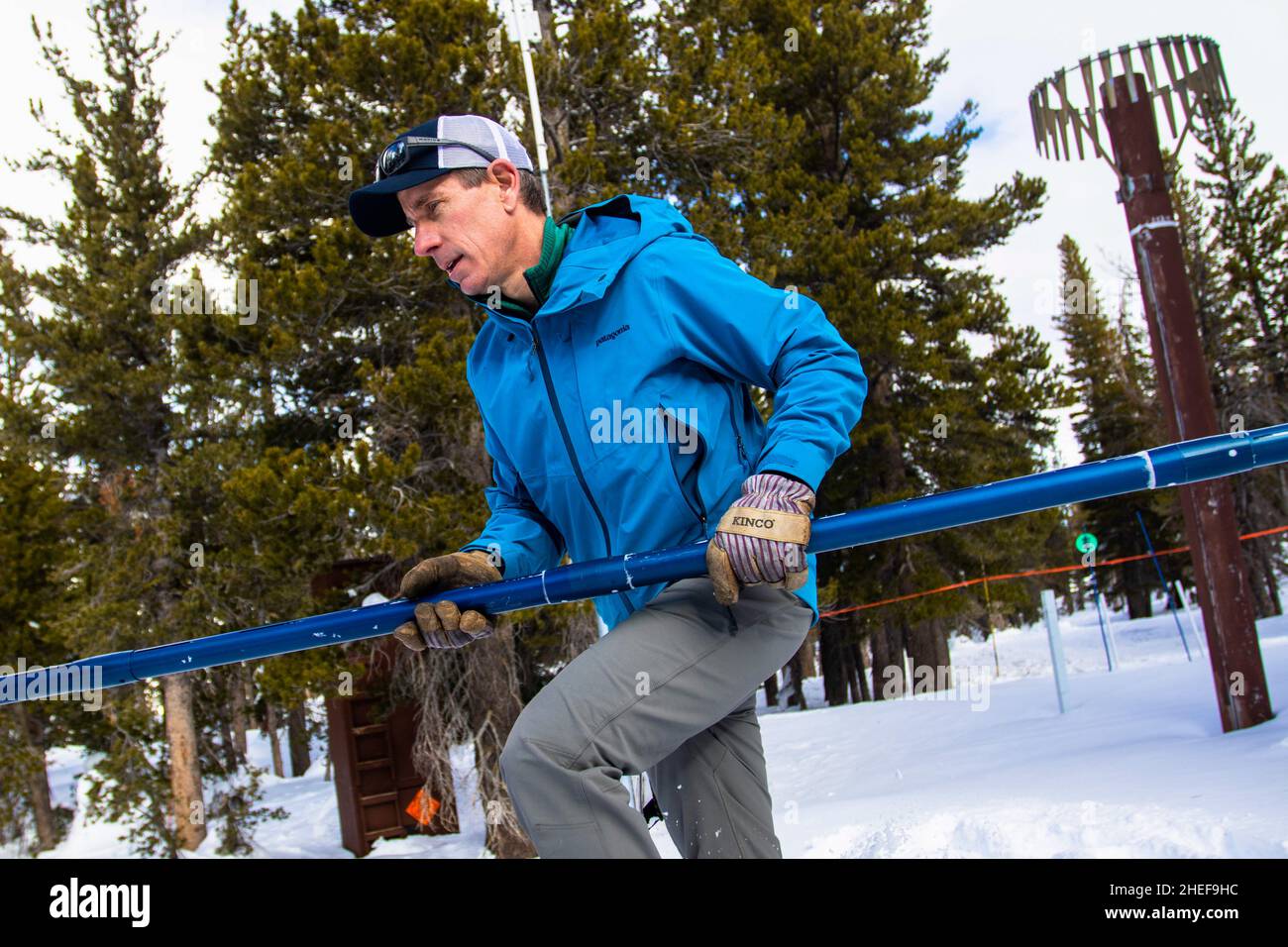 Incline Village, United States. 10th Jan, 2022. Jeff Anderson using ...