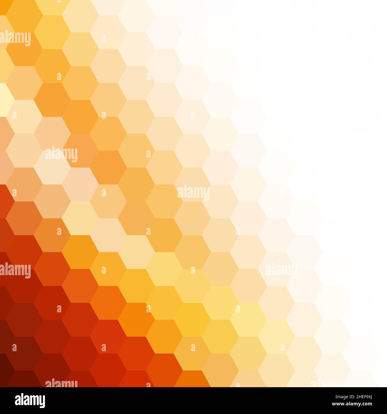 white and orange hexagons abstract background illustration Stock Photo ...