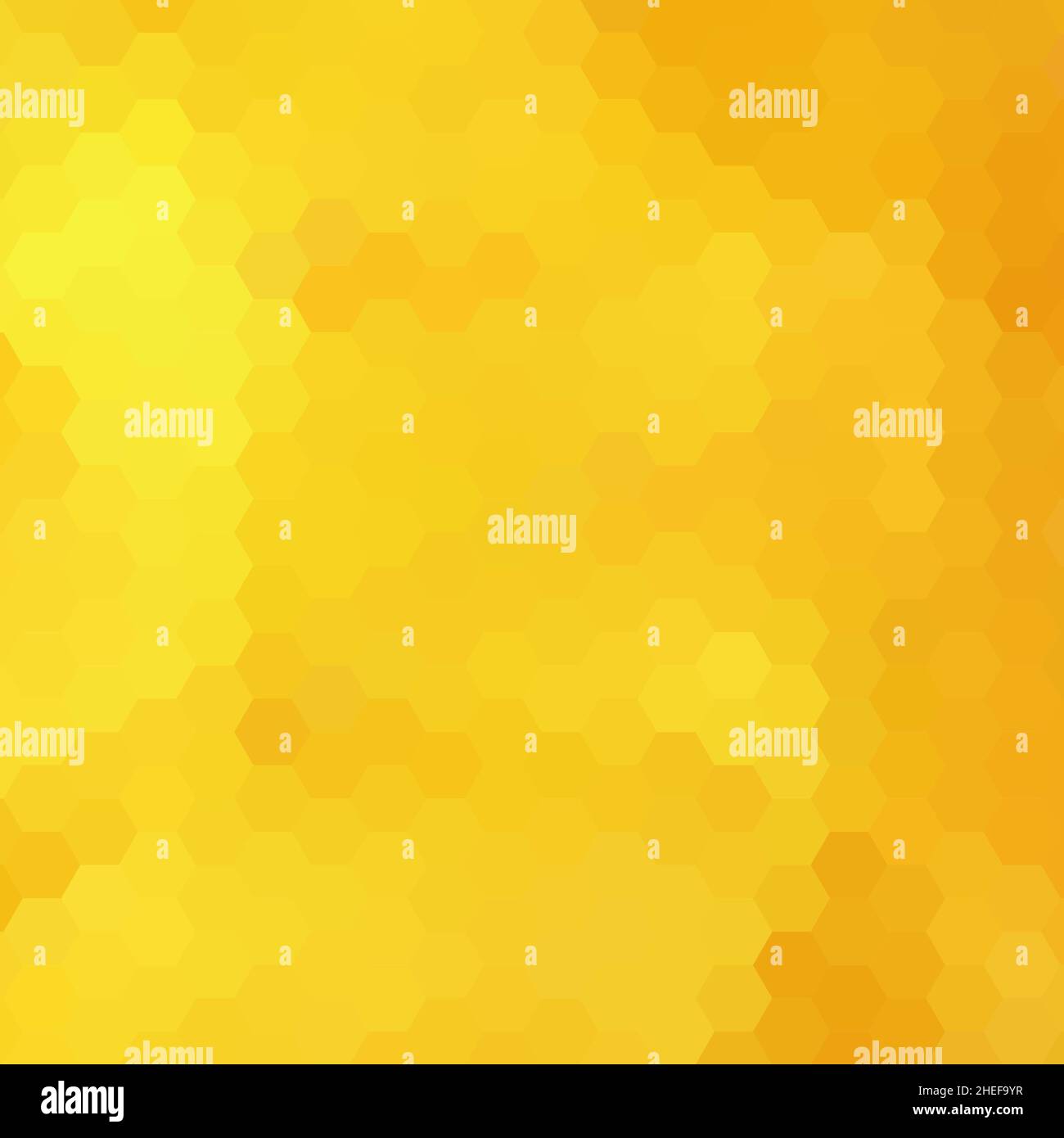 yellow hexagon background. vector geometric design Stock Photo - Alamy