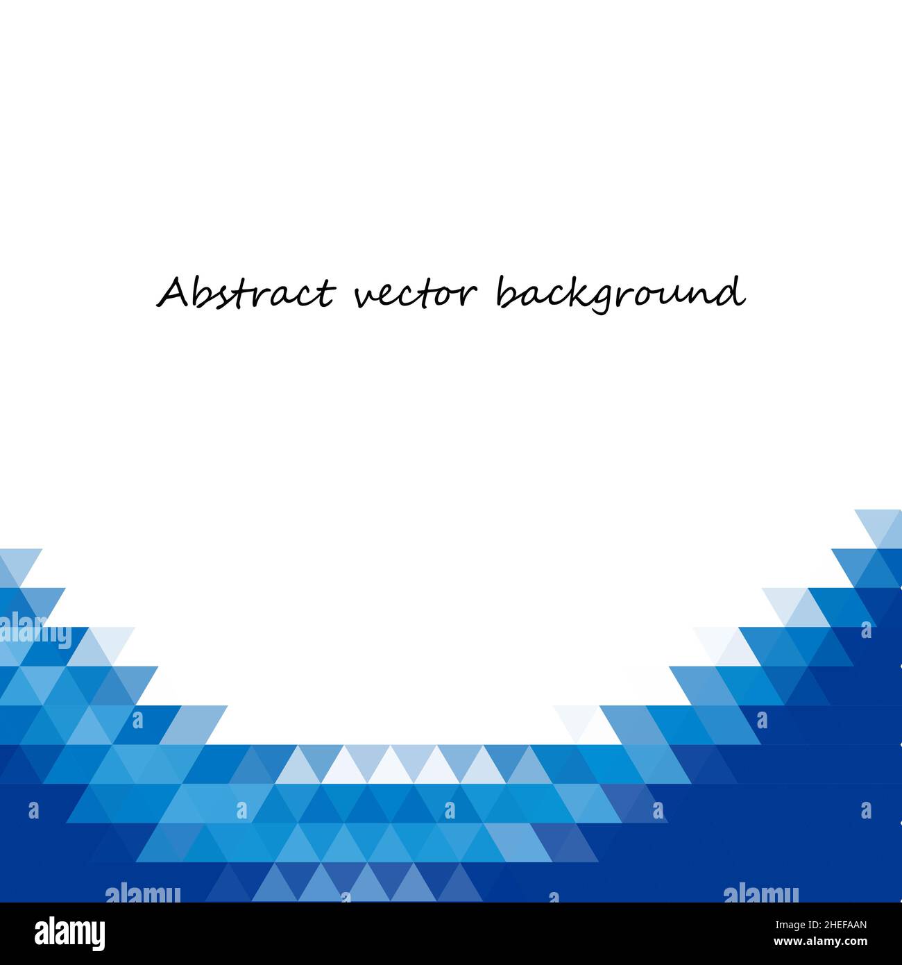 abstract white and blue triangles background Stock Photo - Alamy