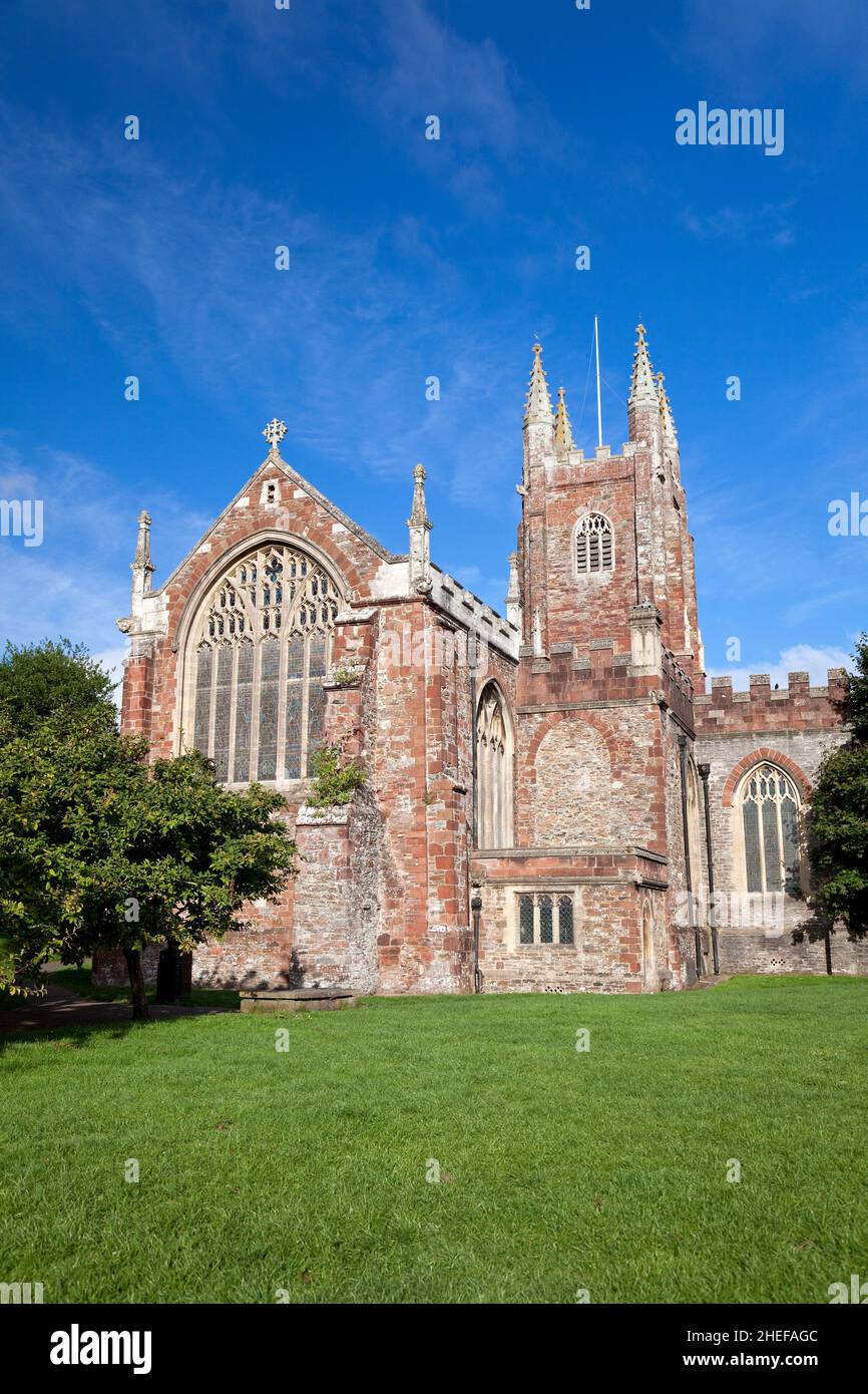 The Parish Church of St. Mary in Totnes, Devon, England, United Kingdom ...