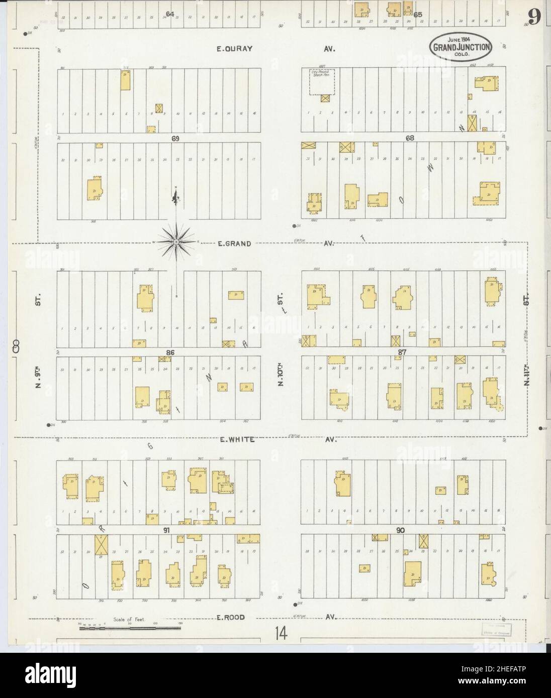 Mesa county map hi-res stock photography and images - Alamy