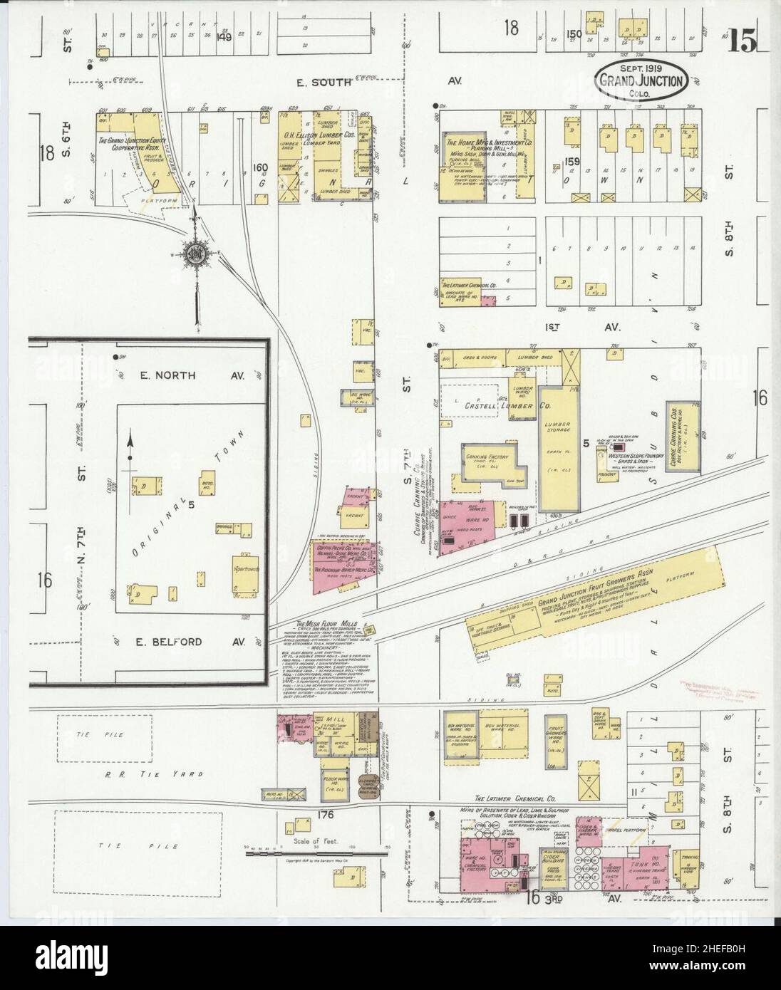 Mesa county map hi-res stock photography and images - Alamy