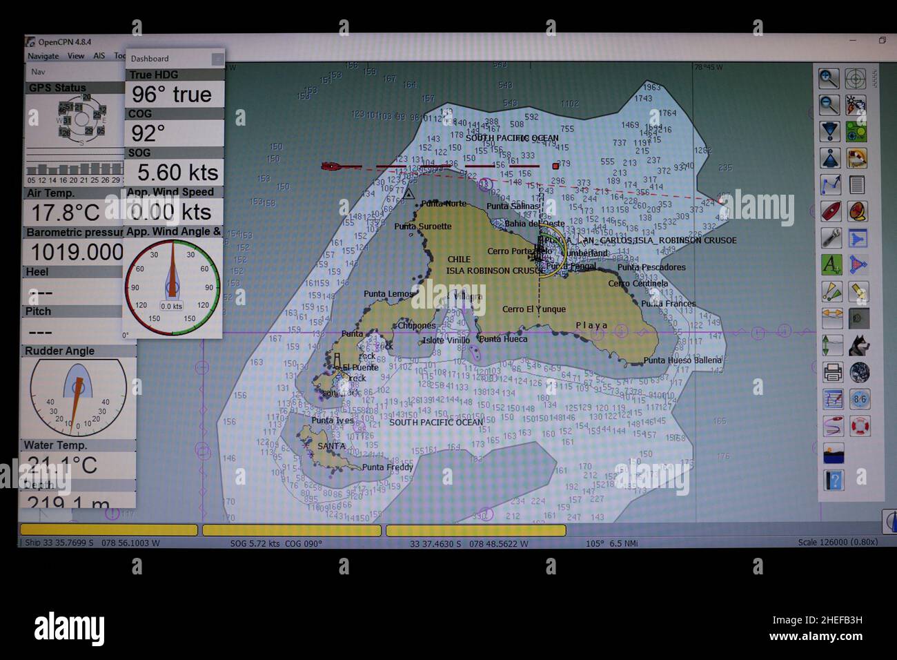 Robinson crusoe island map hi-res stock photography and images - Alamy
