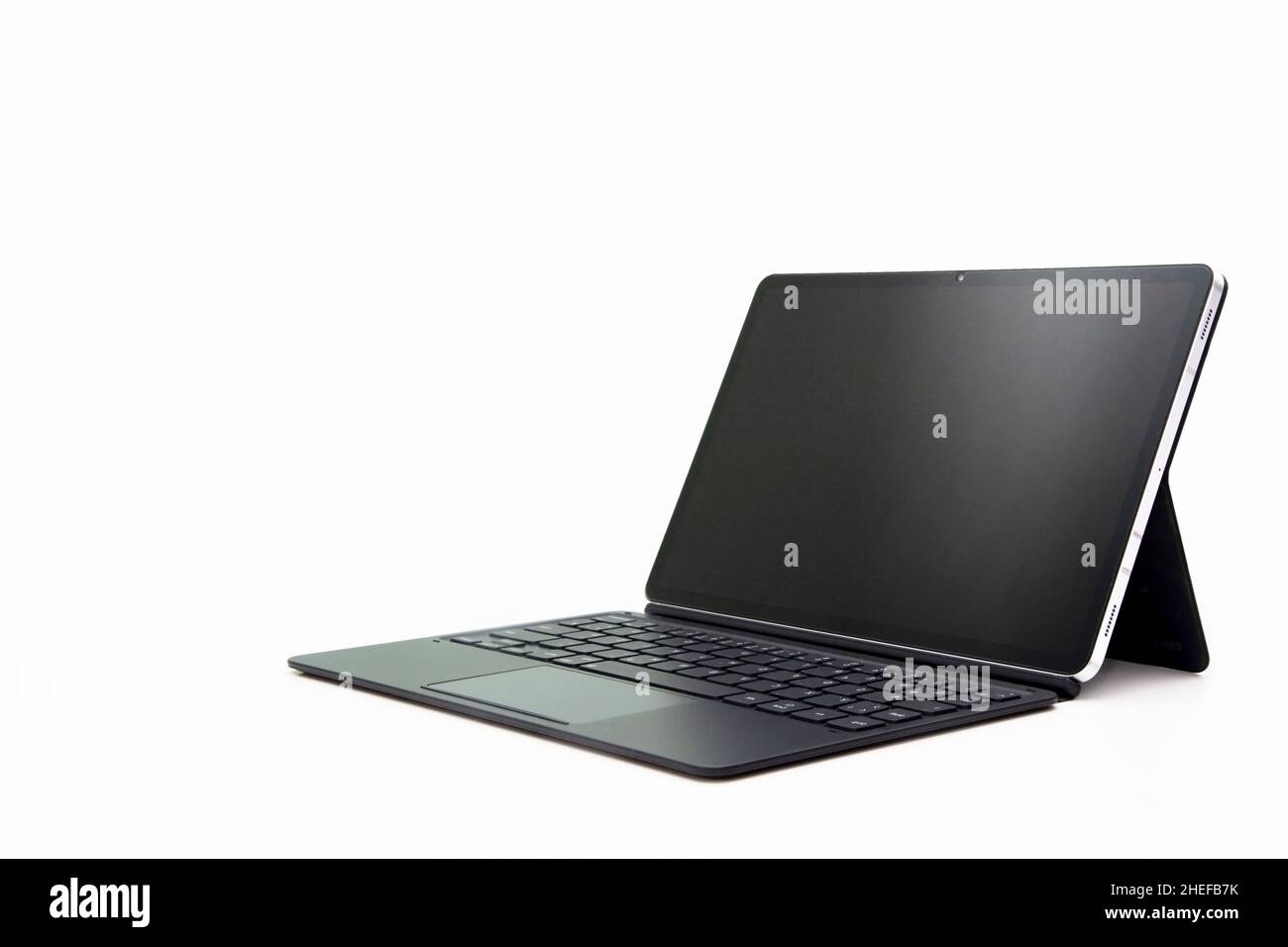 Blank touchscreen smartphone laptop Cut Out Stock Images & Pictures - Alamy