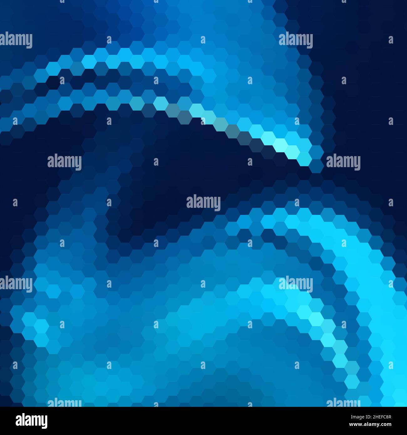 blue hexagon background. layout for presentation Stock Photo - Alamy