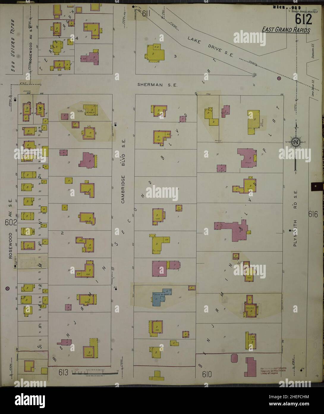 Sanborn Fire Insurance Map from Grand Rapids, Kent County, Michigan ...