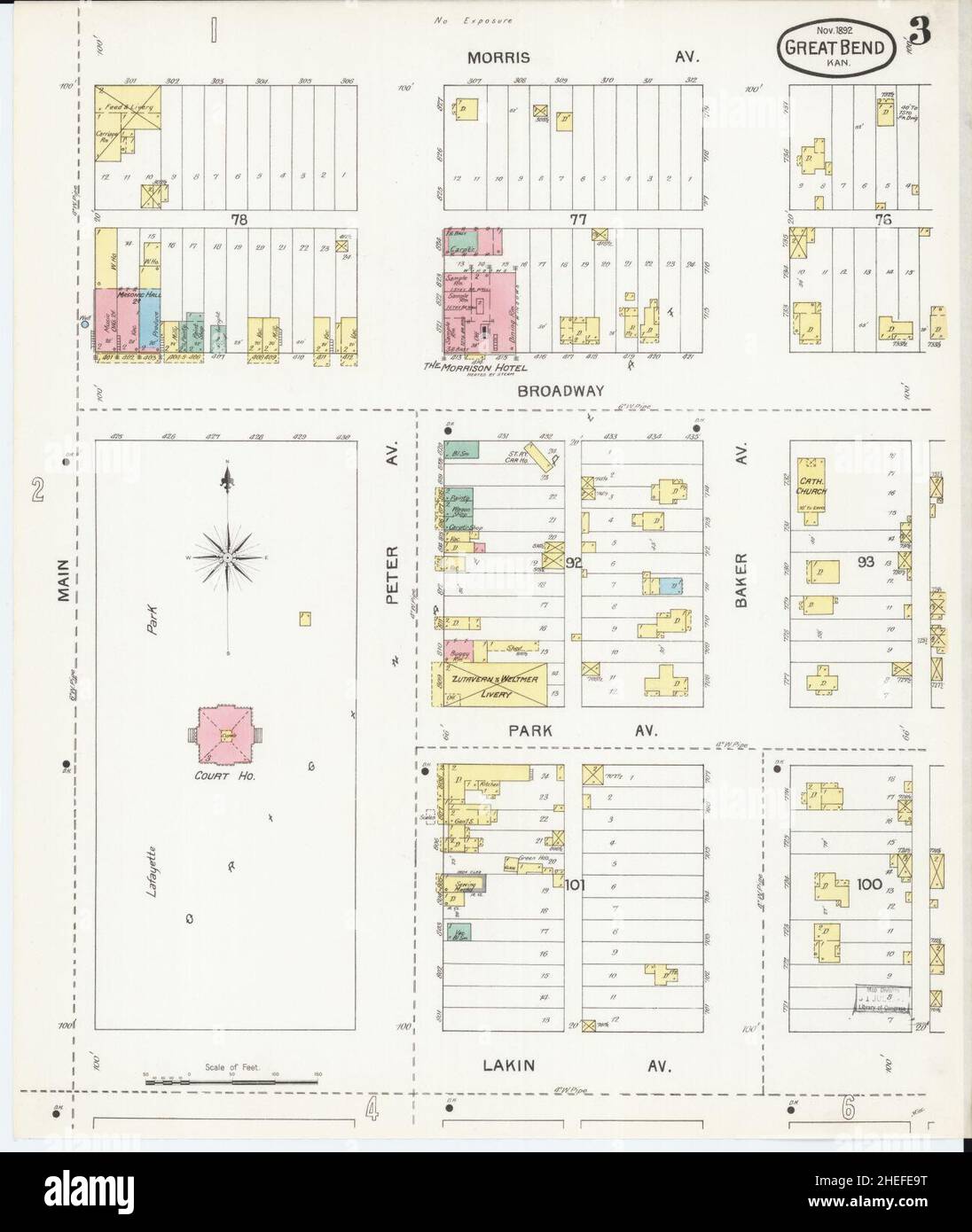 Map of great bend hi-res stock photography and images - Alamy