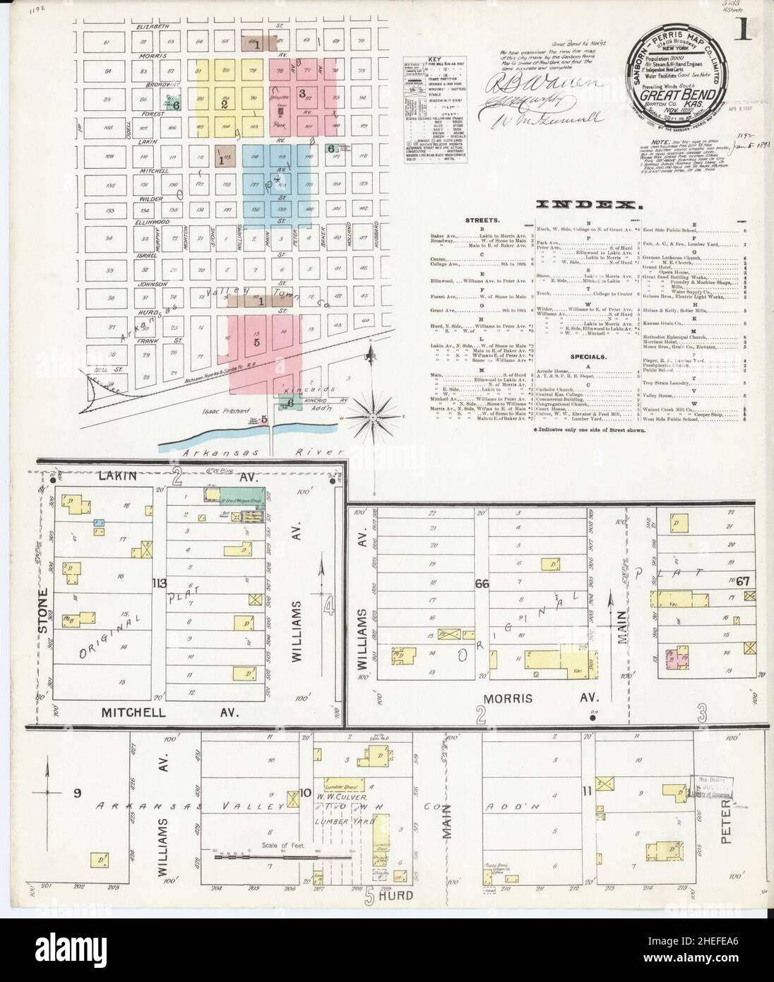 Map of great bend hi-res stock photography and images - Alamy