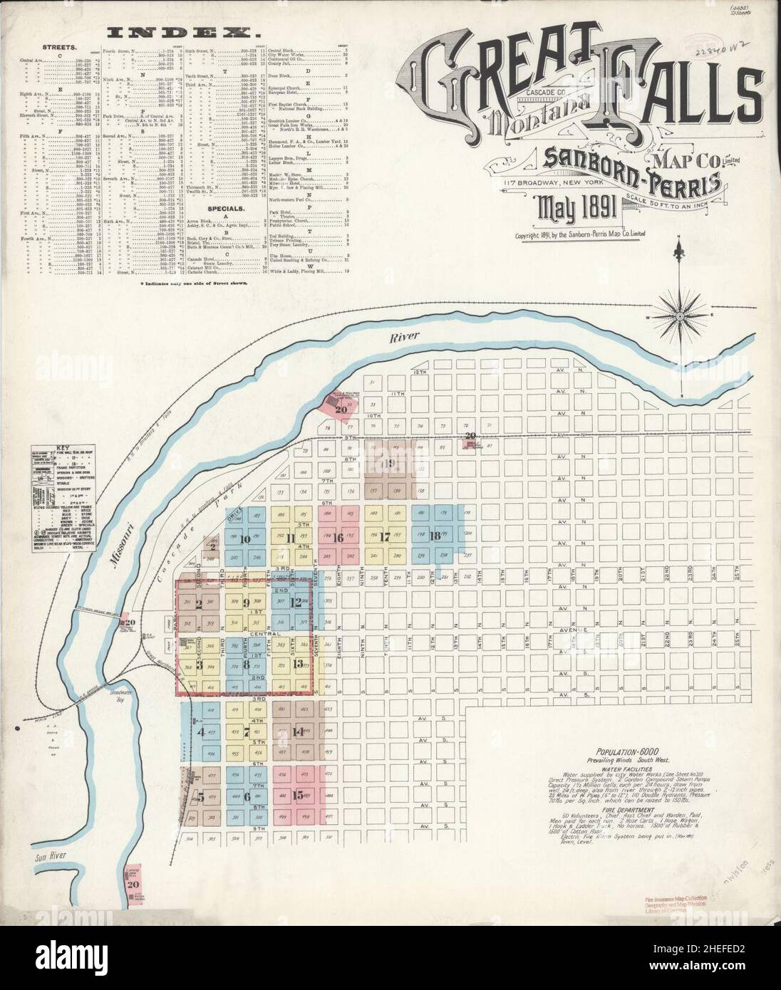 Map of cascade montana hi-res stock photography and images - Alamy